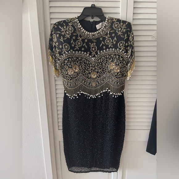 Lily Rubin | Dresses | Lilly Rubin Black Sequence Dress | Poshmark